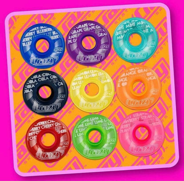 Crazy Candy Wheels (4 pack) - SkateShopOnline